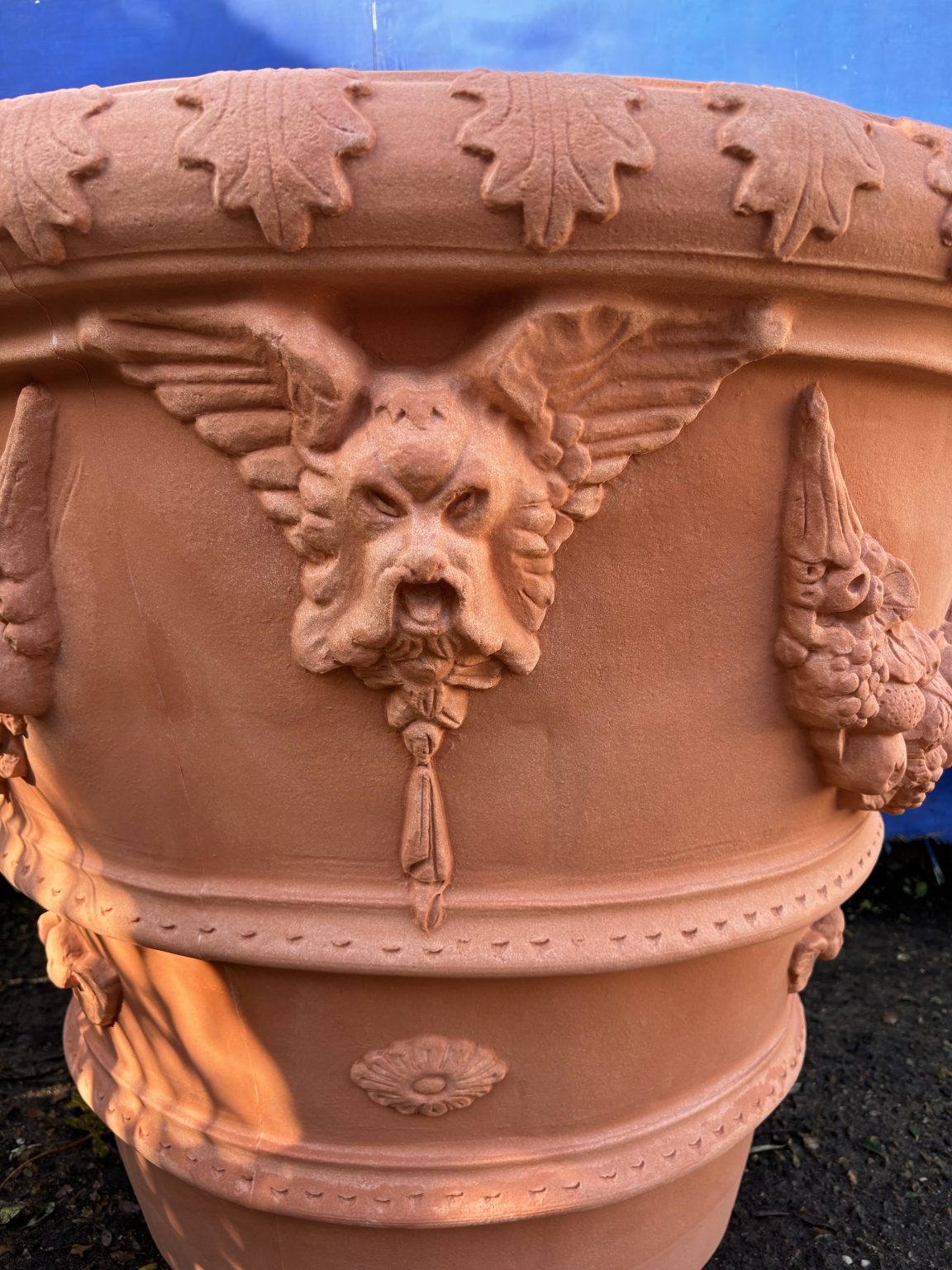 Italian large garden pot. - The Norfolk Olive Tree Company